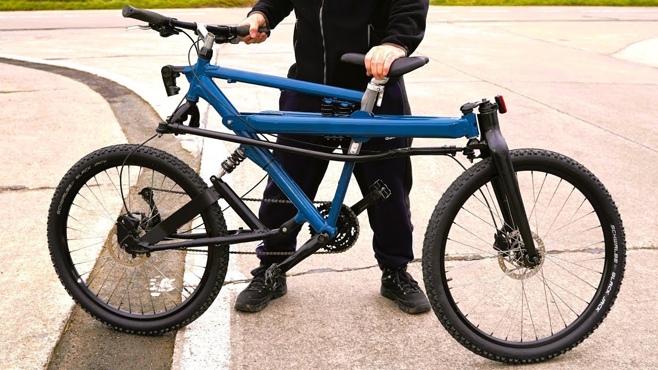 DIY front-wheel drive bicycle with rear wheel steering | Epic custom ...
