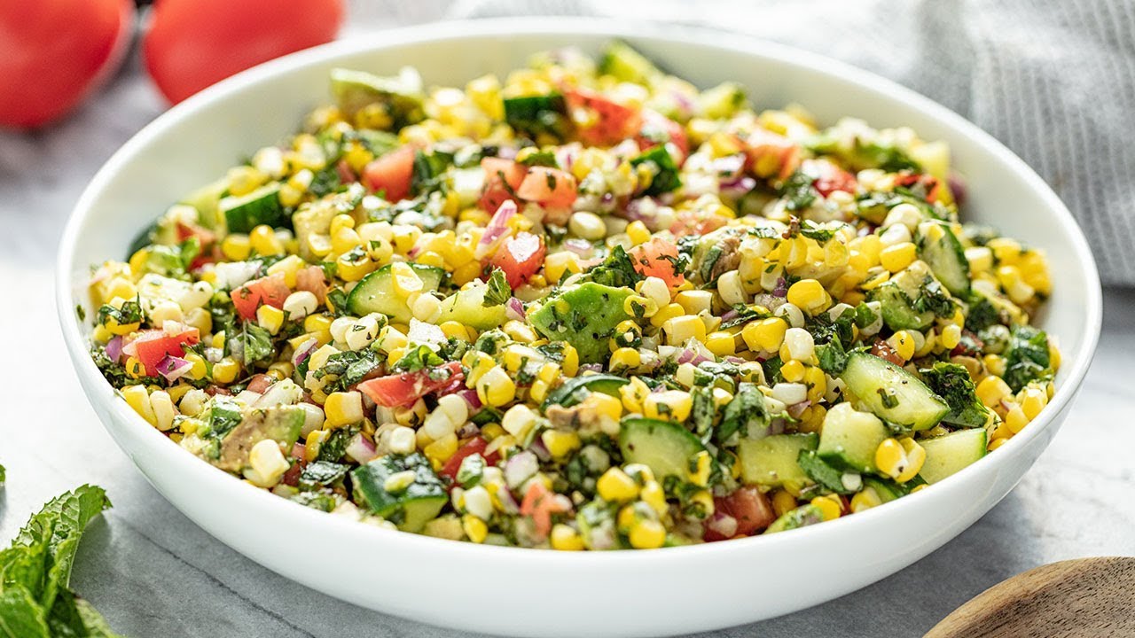 How to make fresh corn salad