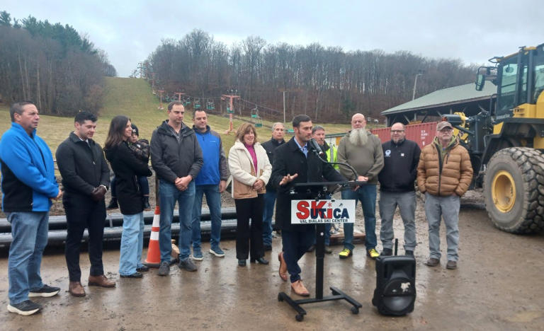 Utica breaks ground on $2M restoration of Bialas Ski Center.