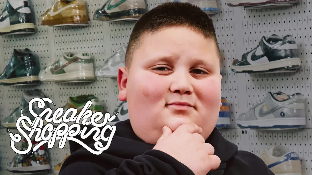 The Rizzler goes sneaker shopping with Complex