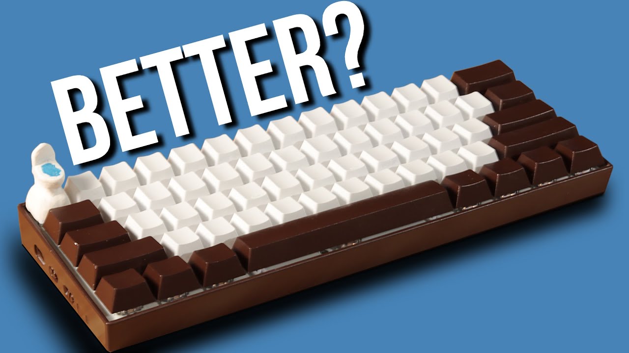 I upgraded a keyboard with bathroom items only