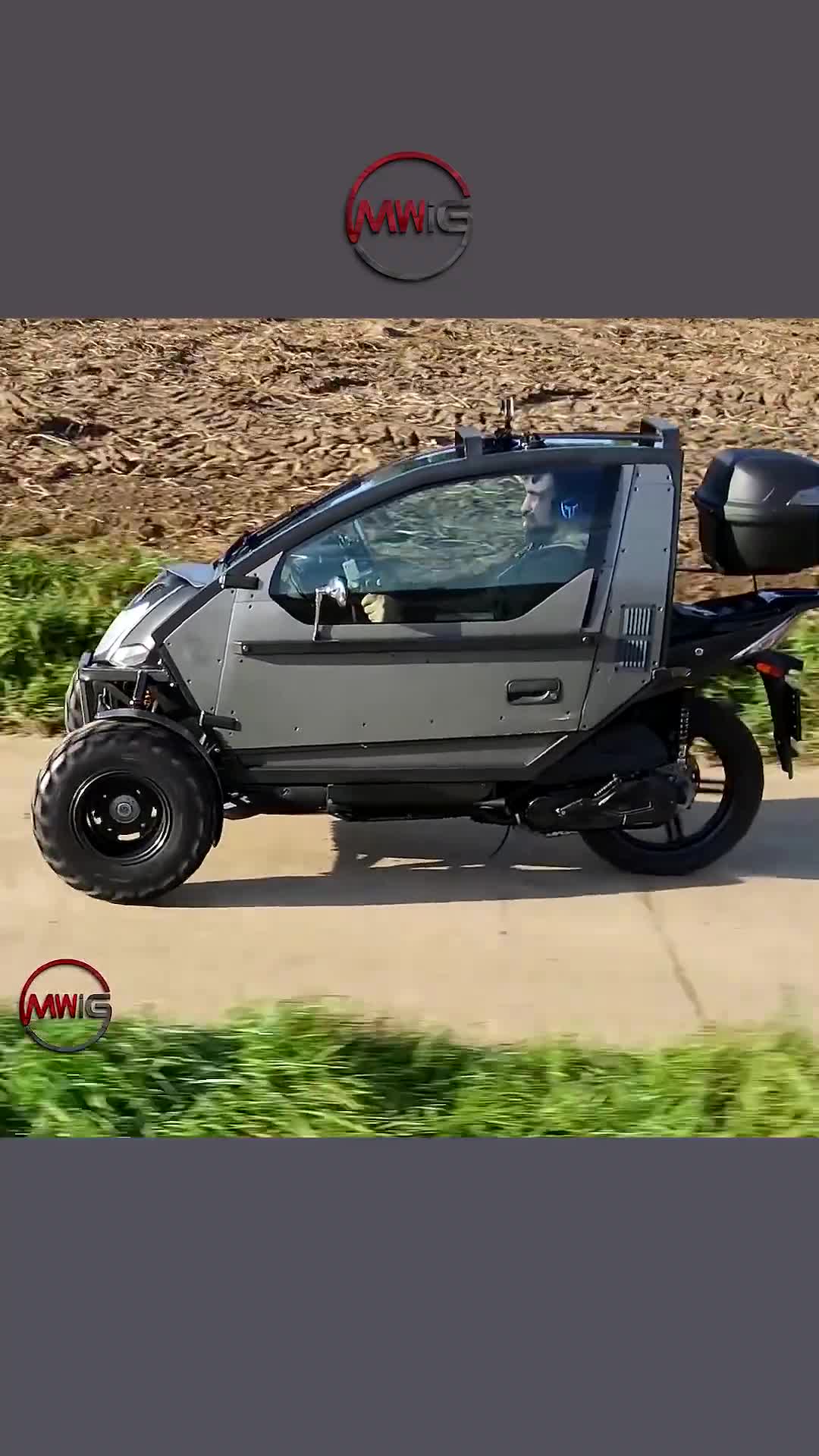From scooter to futuristic three-wheeler: DIY transformation