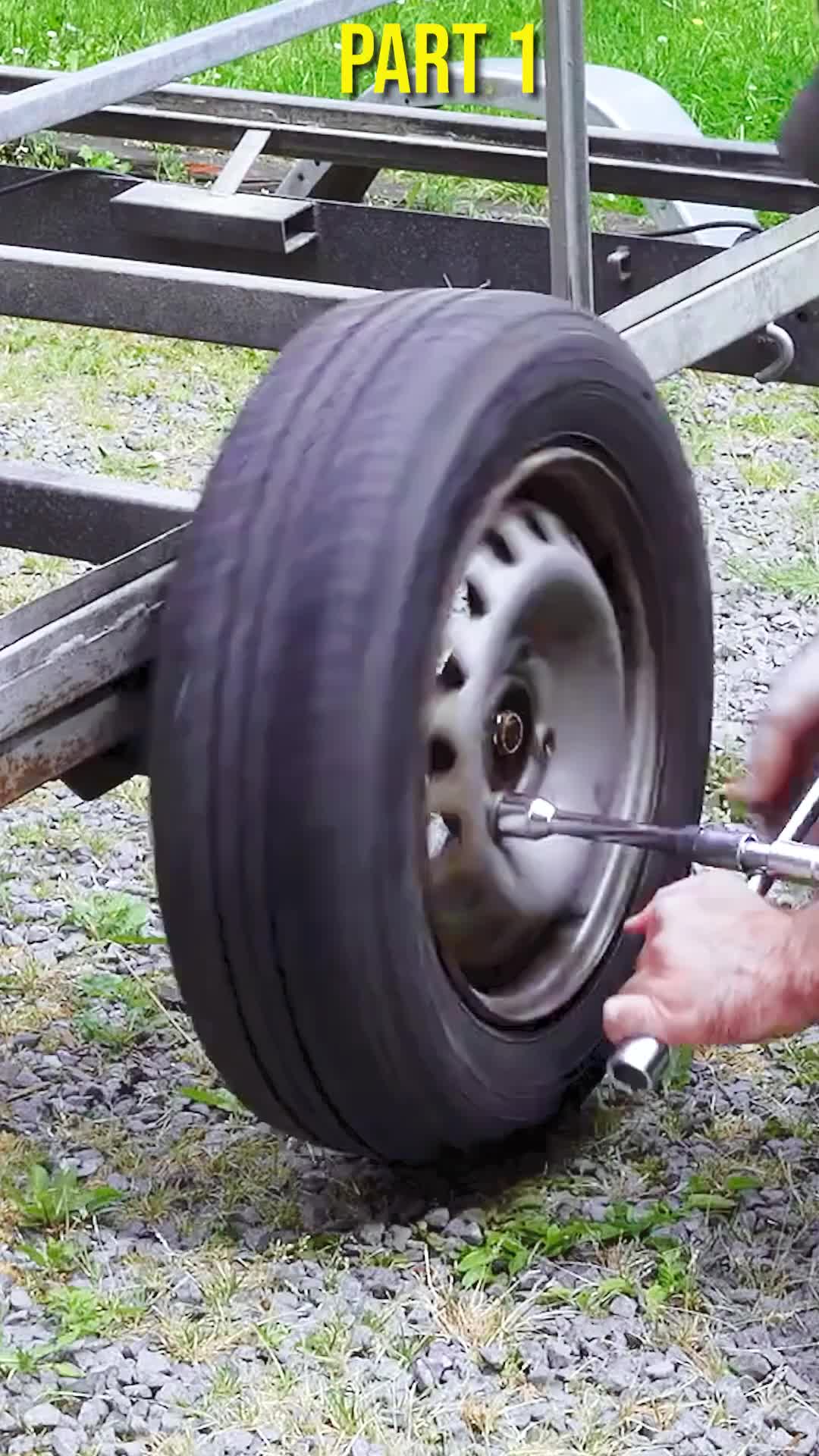 Repairing and restoring my very old trailer #Shorts