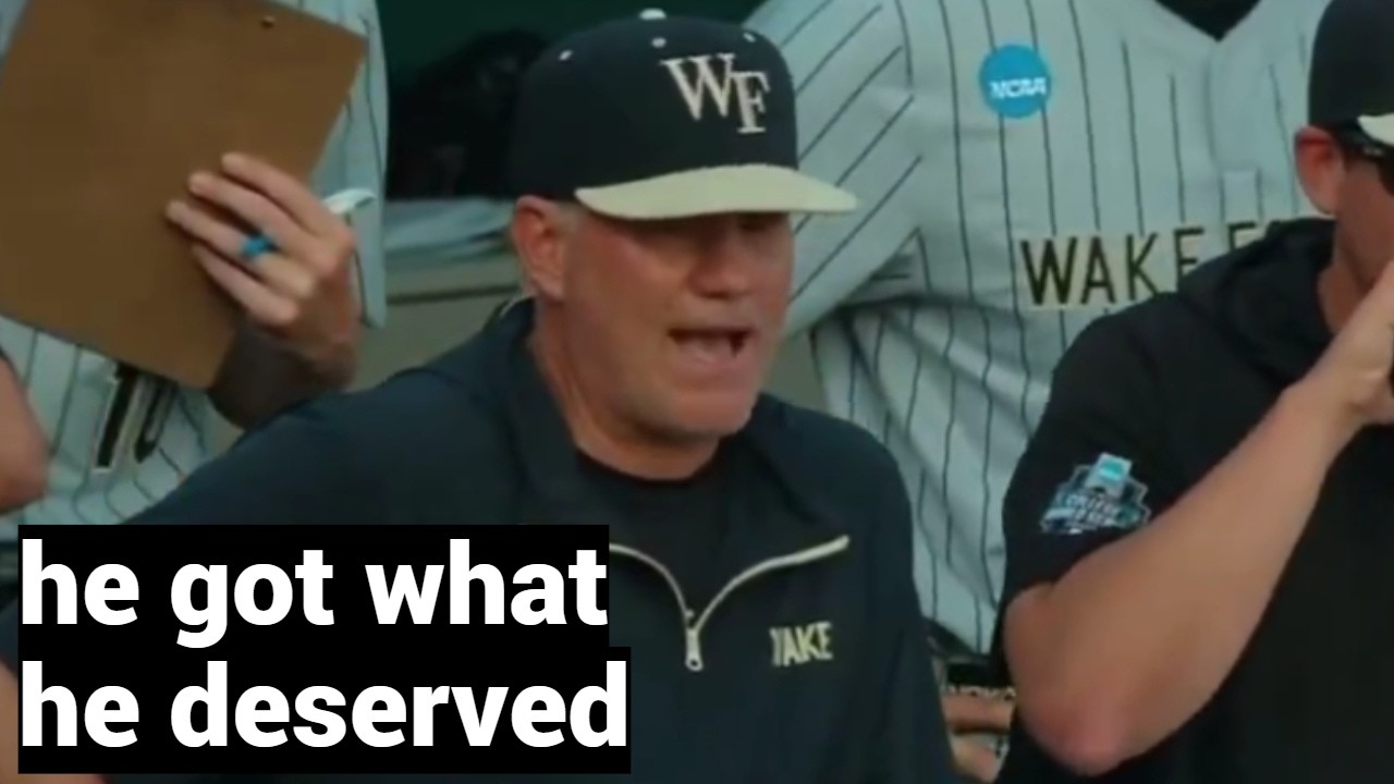 We just saw a coach call a player a slur, then have to watch him hit a ...