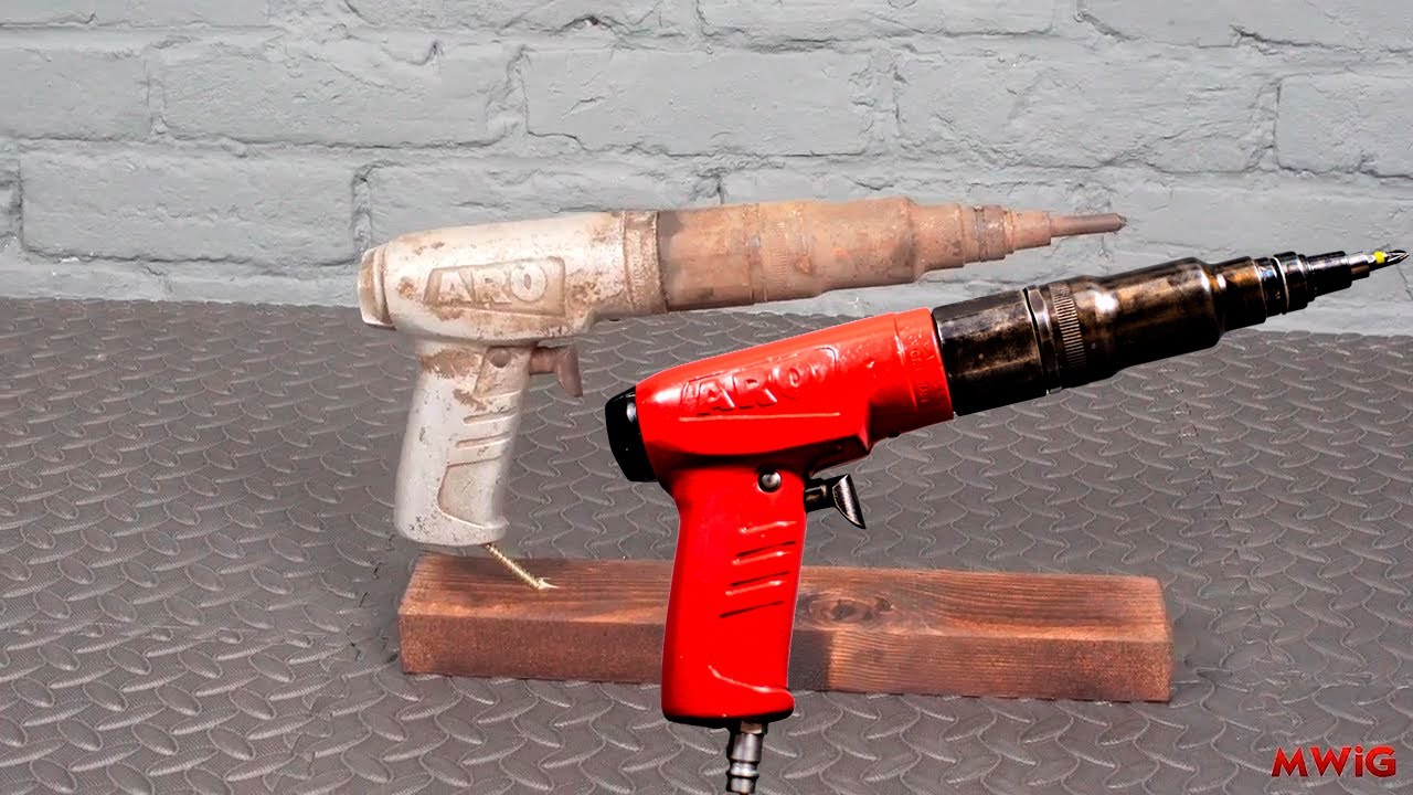 Restoration of pneumatic screwdriver - Pneumatic wrench repair