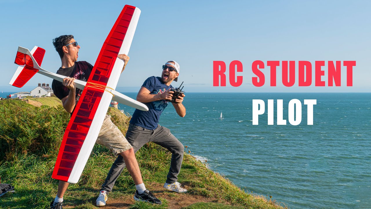 RC student pilot flies my Riser 100 glider