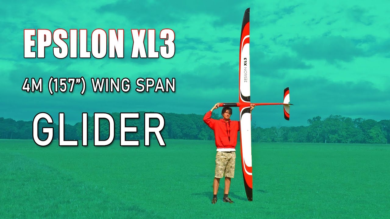 Epsilon XL3 glider 4m (157") RC glider