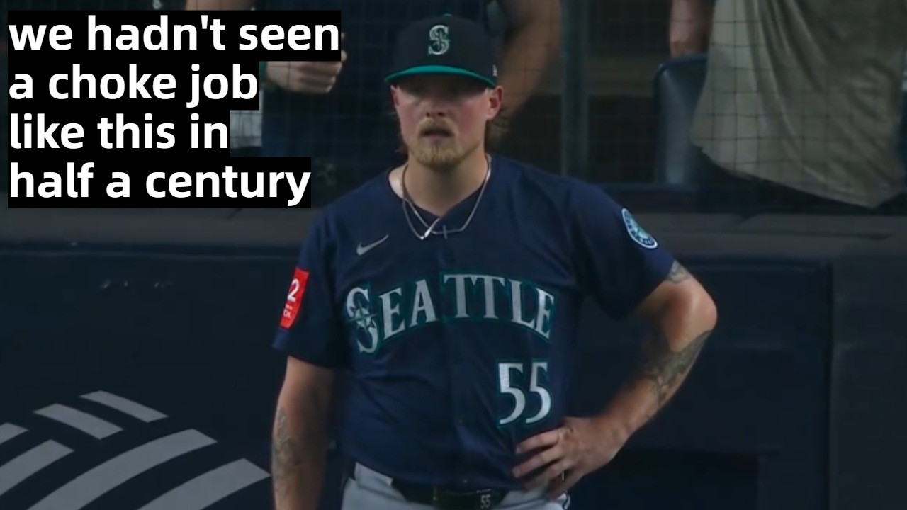 We just saw a team blow a game in a way we haven't seen in almost 50 years