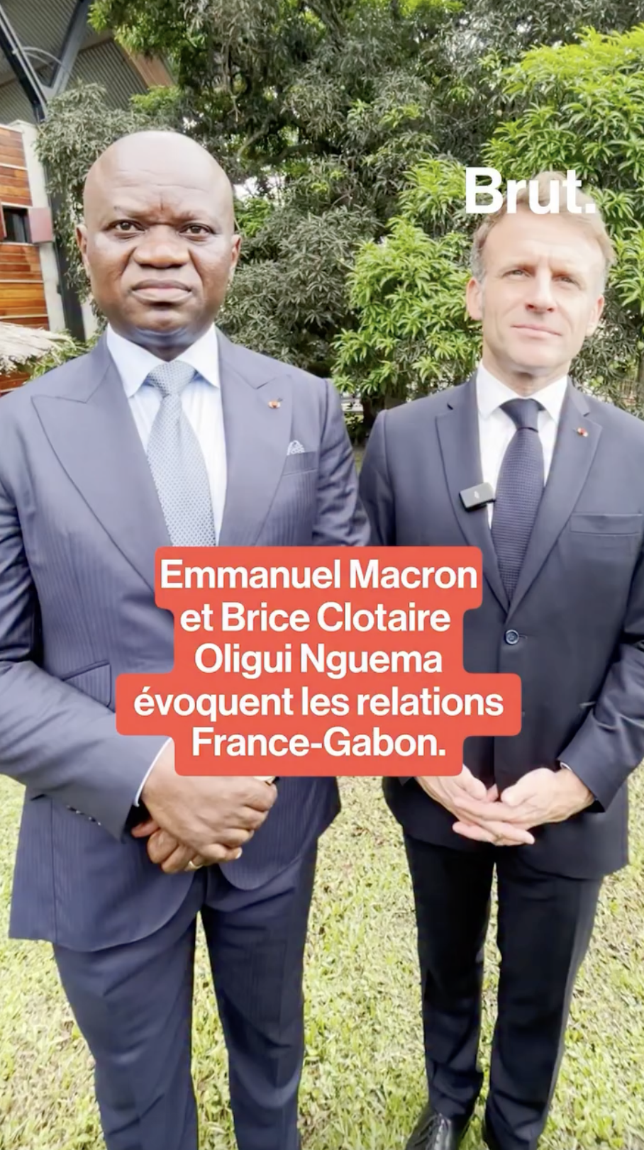 "Les relations entre le Gabon et la France sont au beau fixe". Le ...