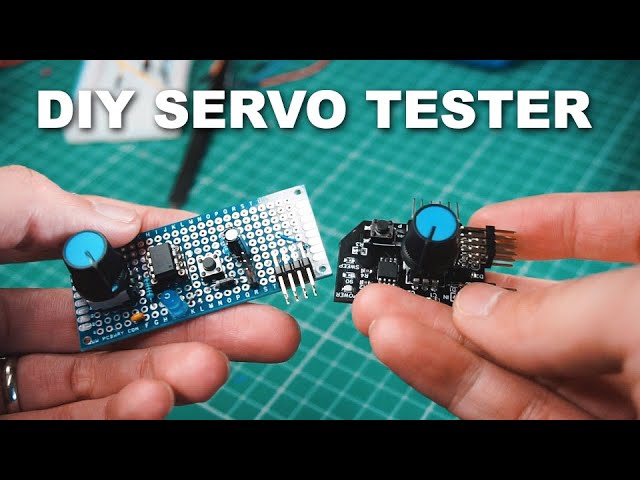 How to make a servo tester using ATtiny85 micro chip