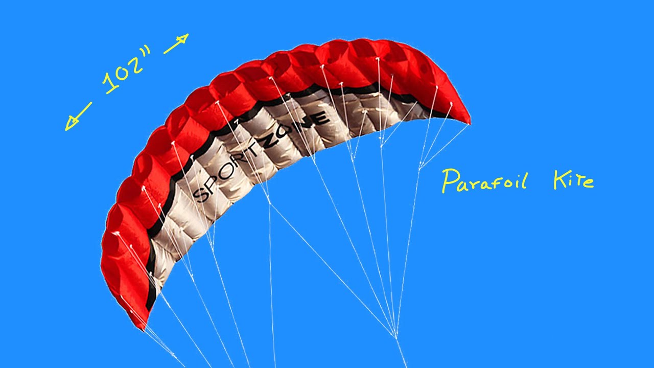 Parafoil kite 102 inches (2.5 m) of wing span - great fun