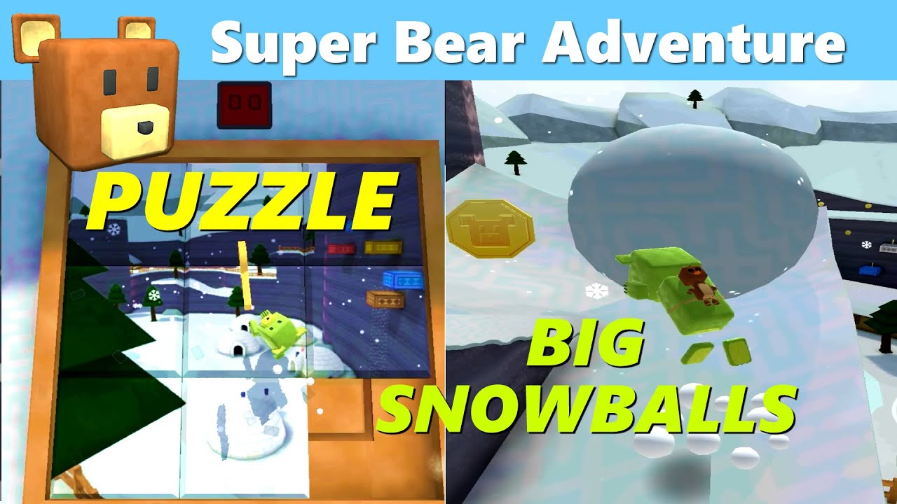 Exploring Snow Valley like a pro in Super Bear Adventure update 11.1!