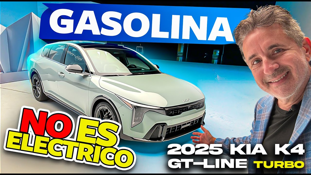 2025 Kia K4 GT-Line • NO ELECTRICO • turbo con inyección directa de ...