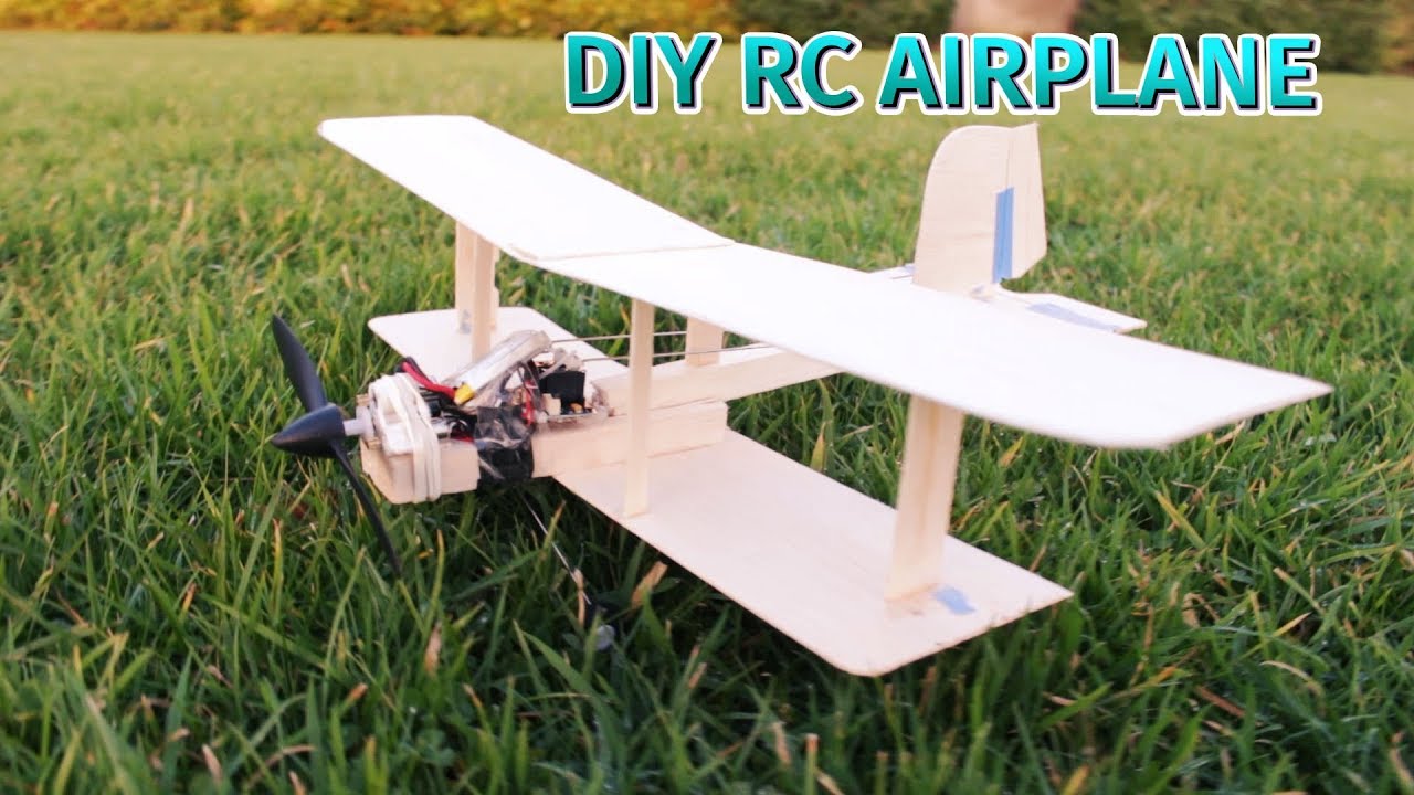 How to make an RC airplane with recycled parts