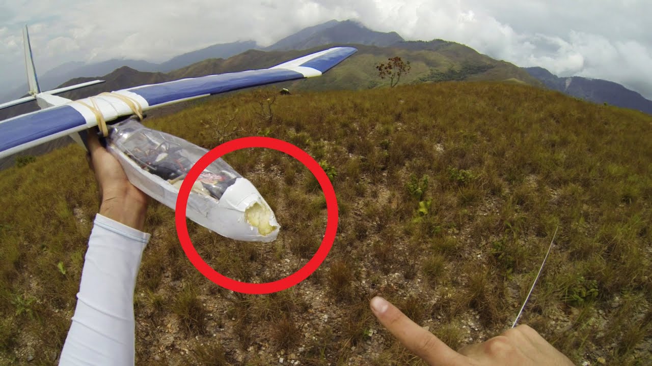 The last flight of my original design RC glider