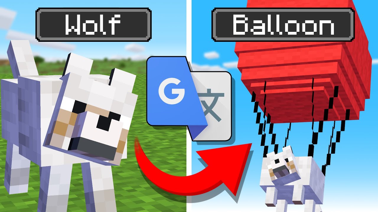 Minecraft mobs if they were poorly translated