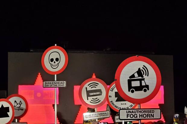 Hundreds gather in Wirral park for 'People's Pyramid' brick laying ceremony