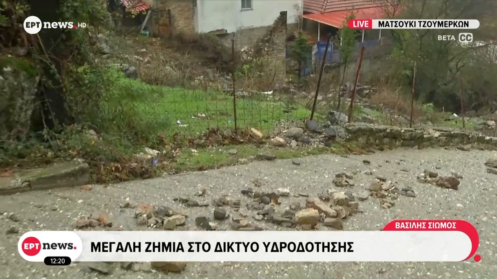 Στους δρόμους τα σκαπτικά μηχανήματα