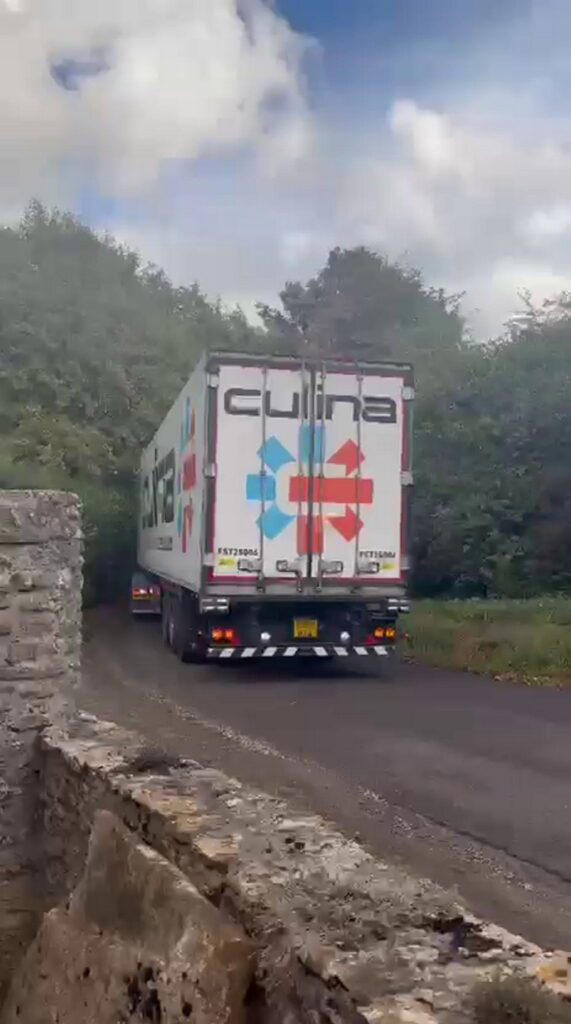 Village becomes over run with lorries after Google Maps ”make it a ...