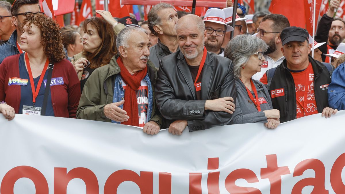 Los sindicatos CCOO y UGT piden subir el salario mínimo a 1.273 euros ...
