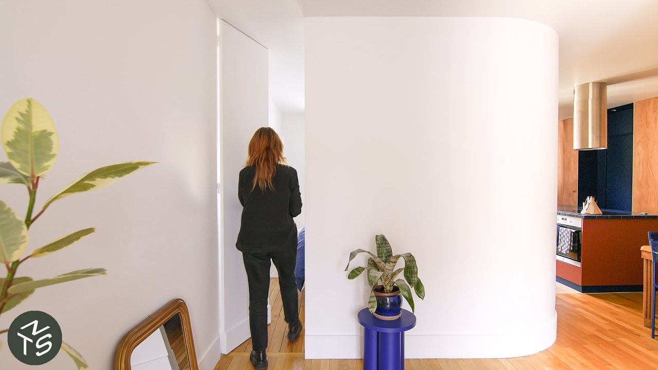 Watch a dark Paris flat become a modernist dream