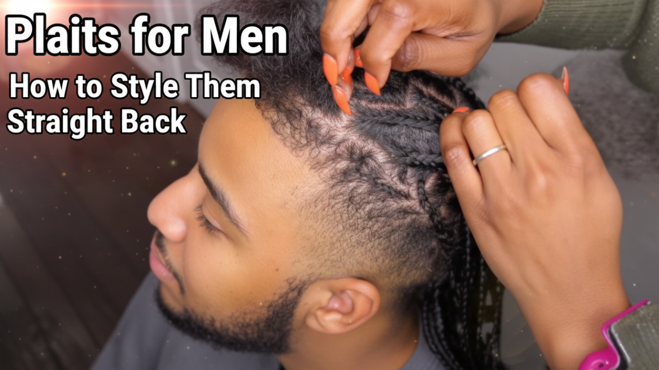 Plaits for Men: How to Style Them Straight Back