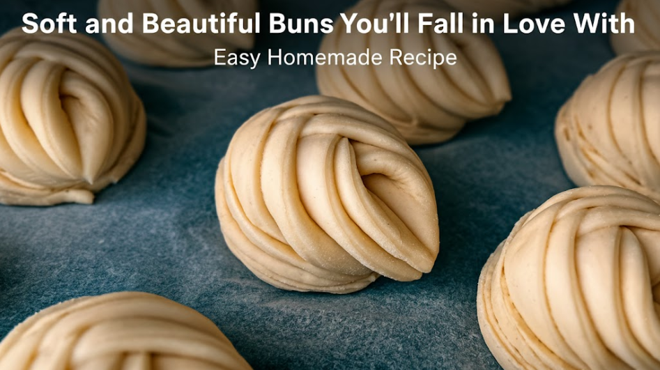 Soft and Beautiful Buns You’ll Fall in Love With – Easy Homemade Recipe