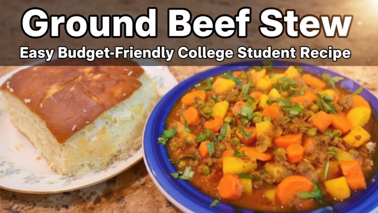 Ground Beef Stew – Easy Budget-Friendly College Student Recipe