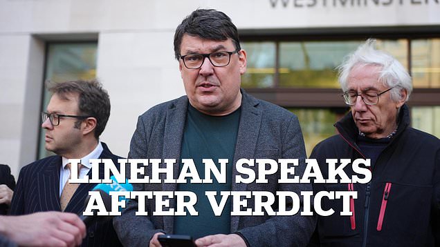 Graham Linehan speaks after being found not guilty of harassment
