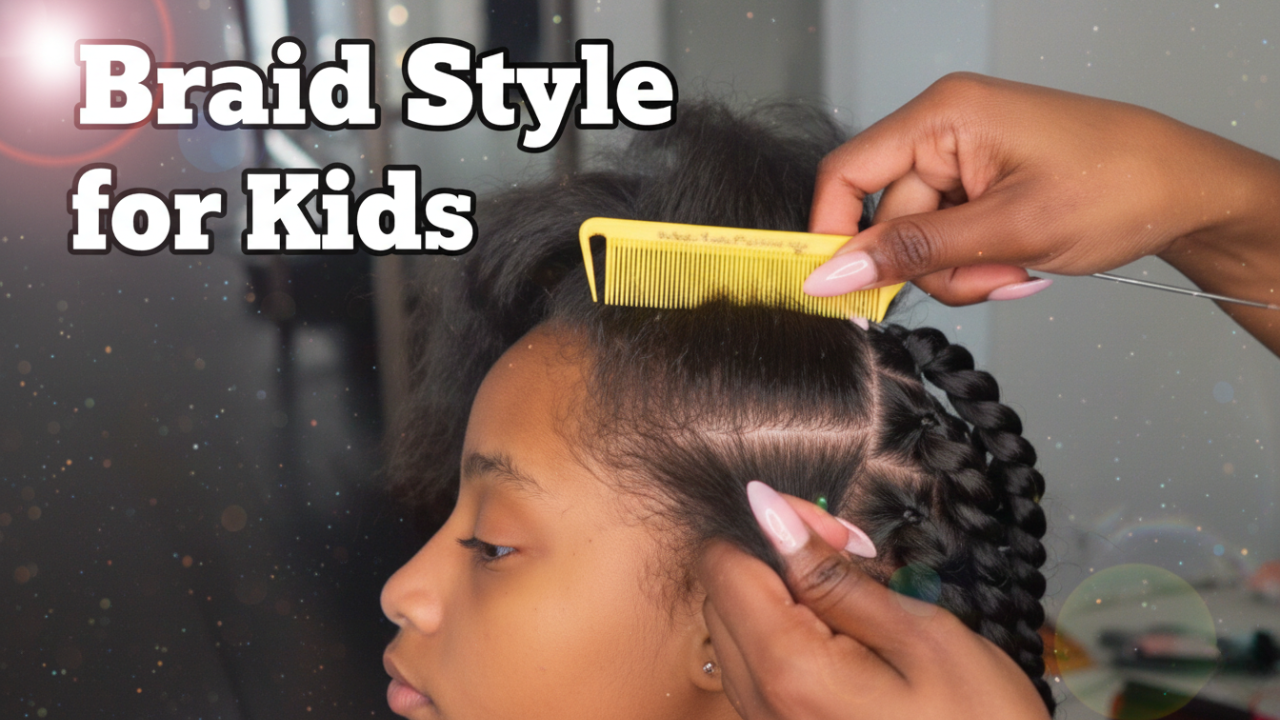 New Braid Style for Kids: Easy Stitch Braids Tutorial