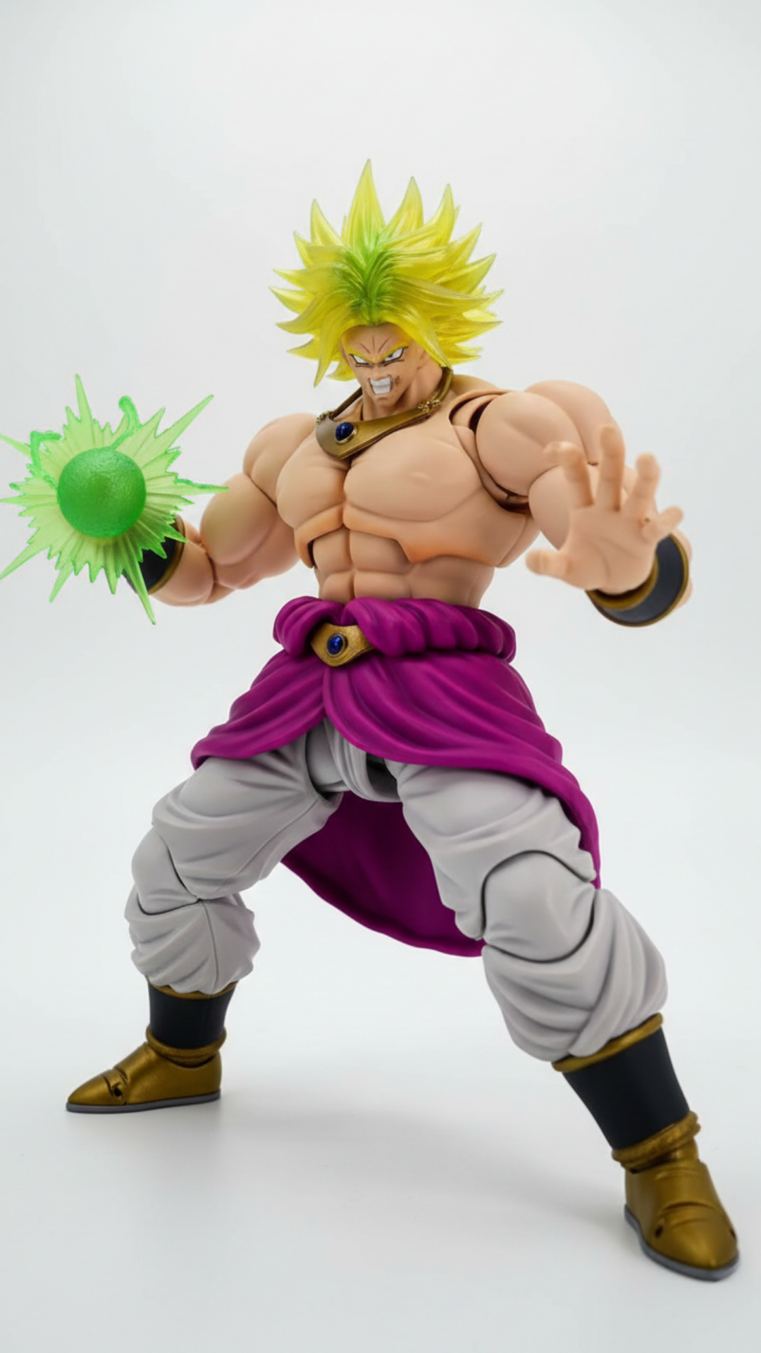 Broly Figure Upgrade Kit – Shiny Replacement Heads Full Look