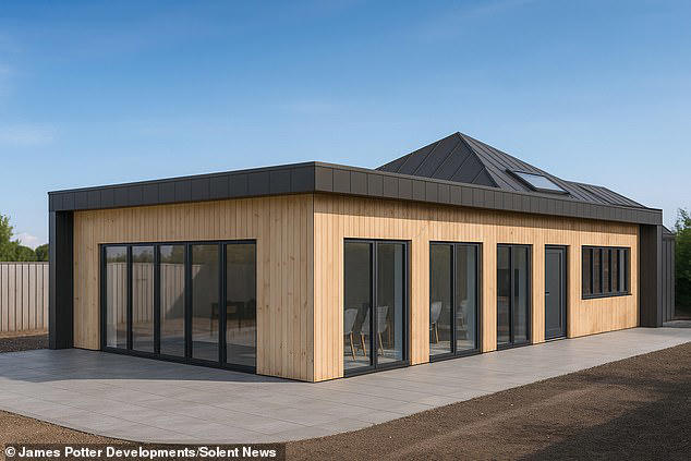 Couple in row with neighbours over plan to build a swimming pool house ...