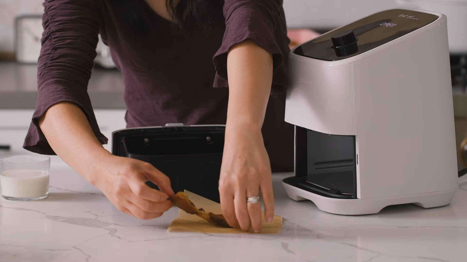 This is how air-fried cookie dough turns out when you finally put it to ...