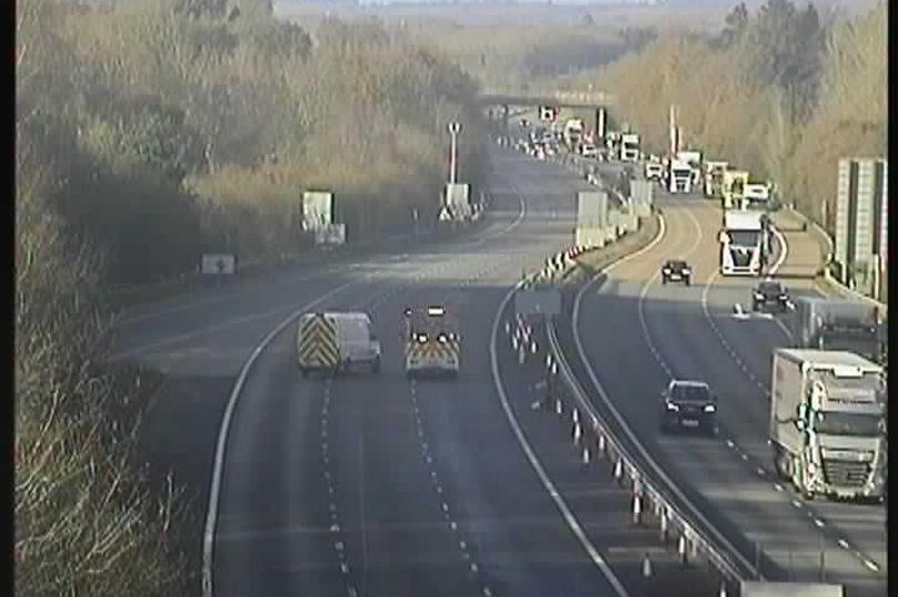 M20 closed near Ashford until early evening following multi-vehicle crash