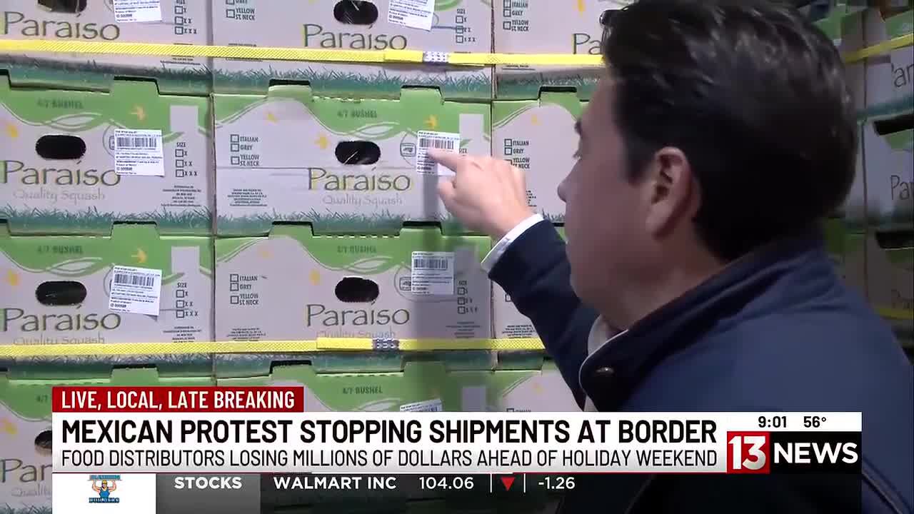Protest in Mexico stopping produce from hitting U.S. grocery stores