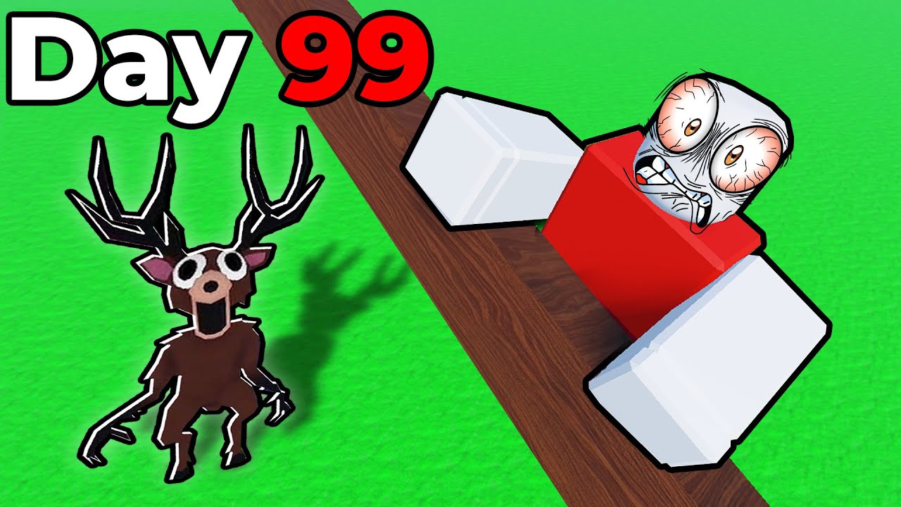 100 Days in Roblox Forest — Epic Survival Adventure