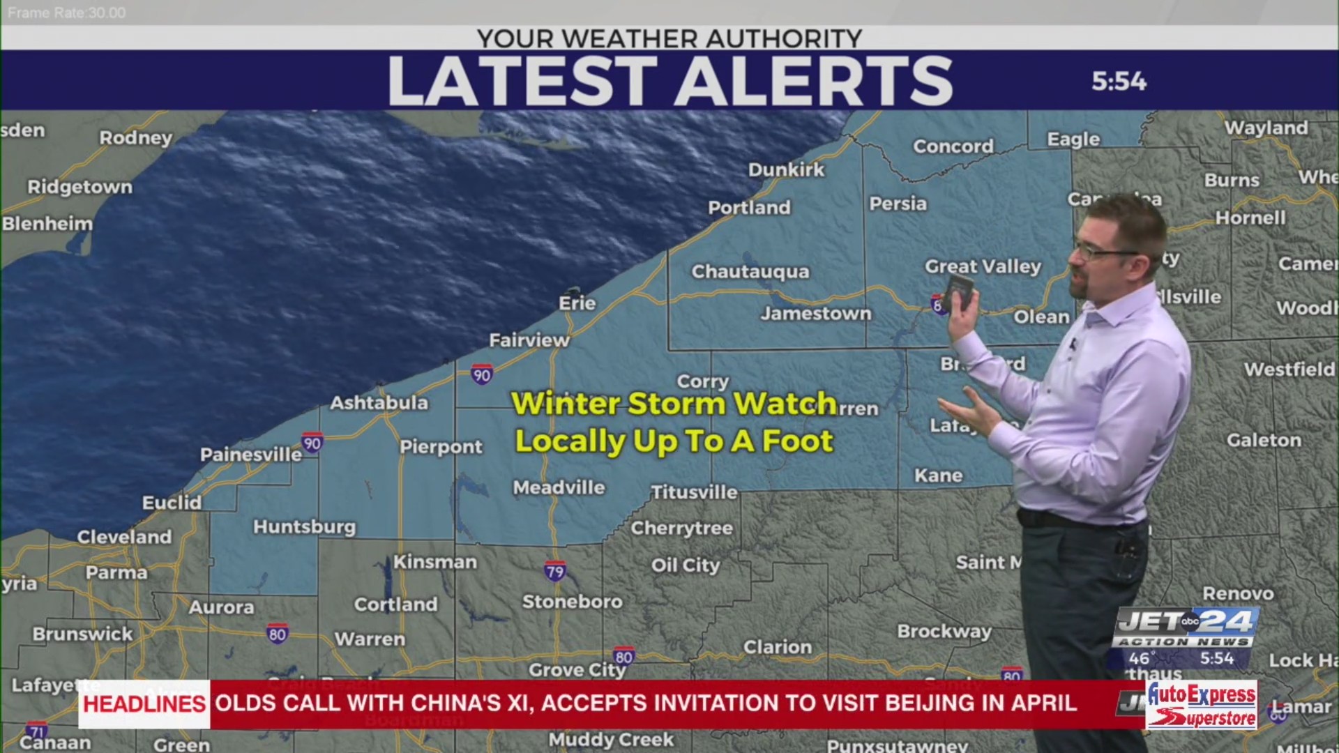 Craig's morning weather forecast