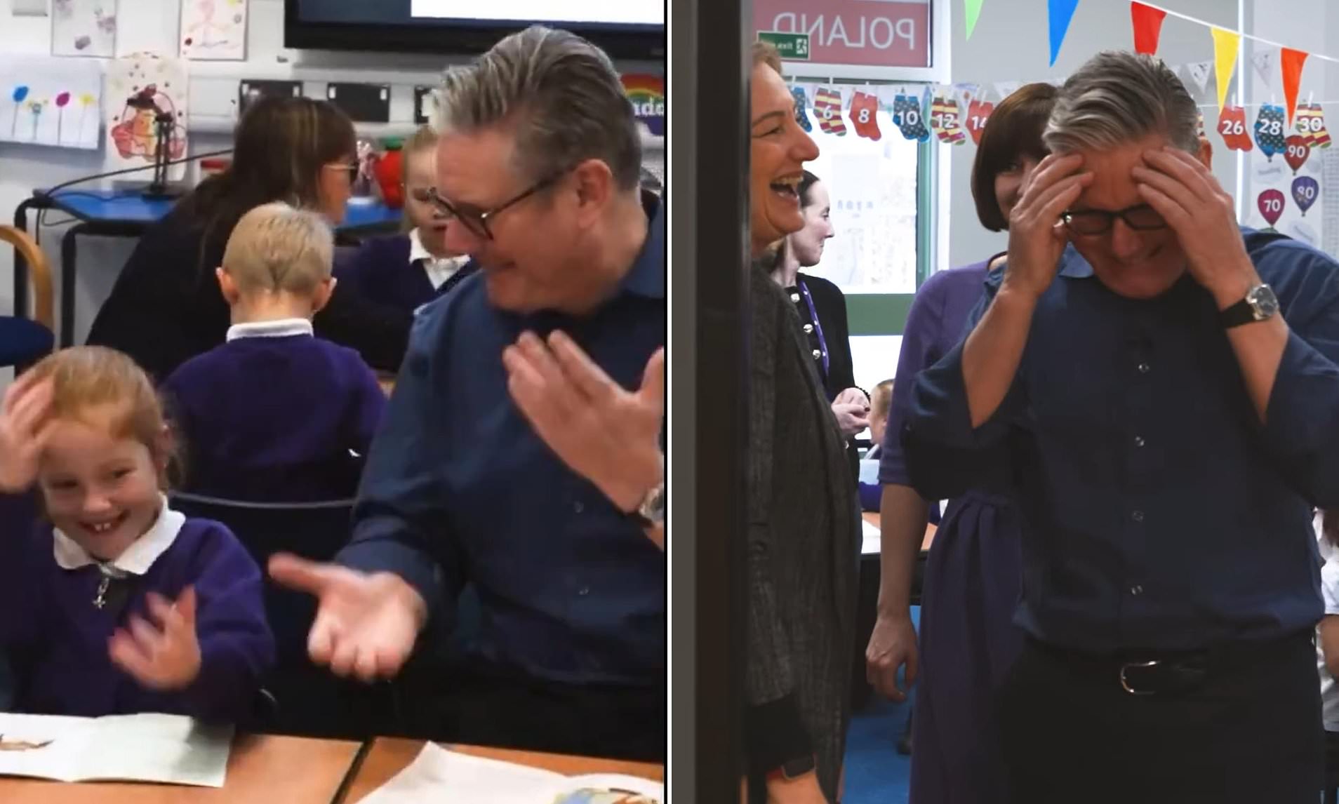 Keir Starmer's awkward apology to teacher after leading children in ...