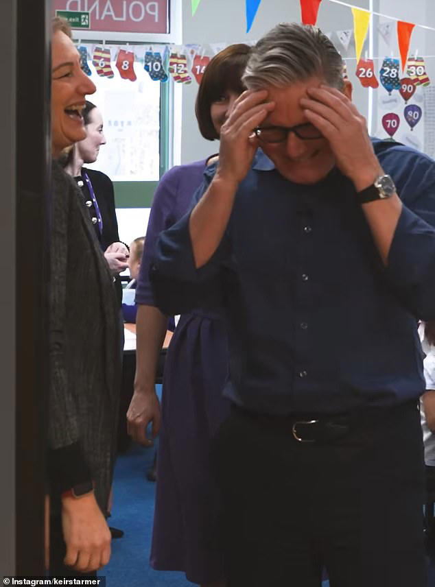 Keir Starmer's awkward apology to teacher after leading children in ...