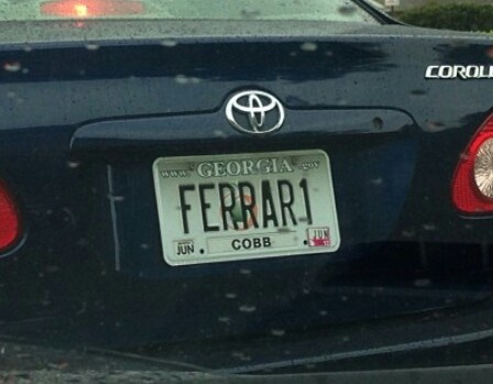 30 Greatest License Plates Spotted on the Road