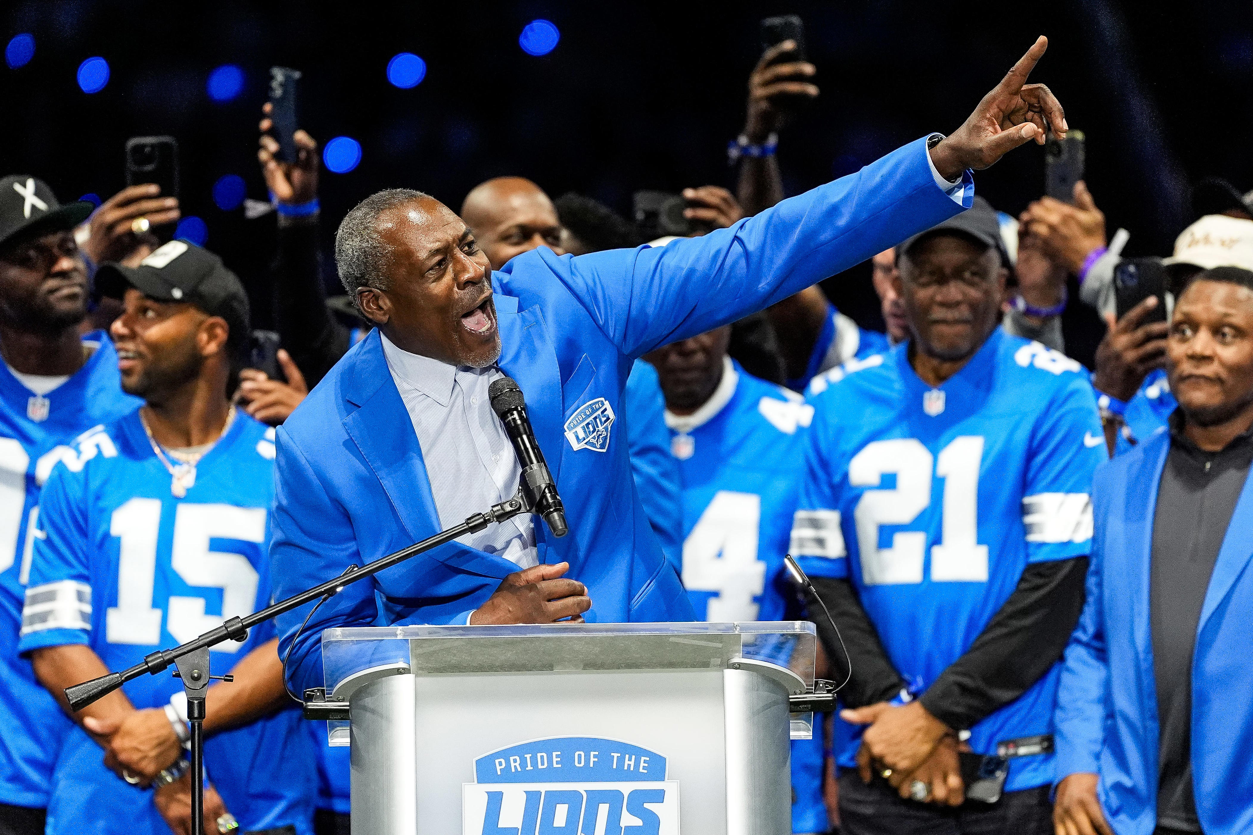 Finally, Lomas Brown, ex-Detroit Lions OT is Hall of Fame semifinalist