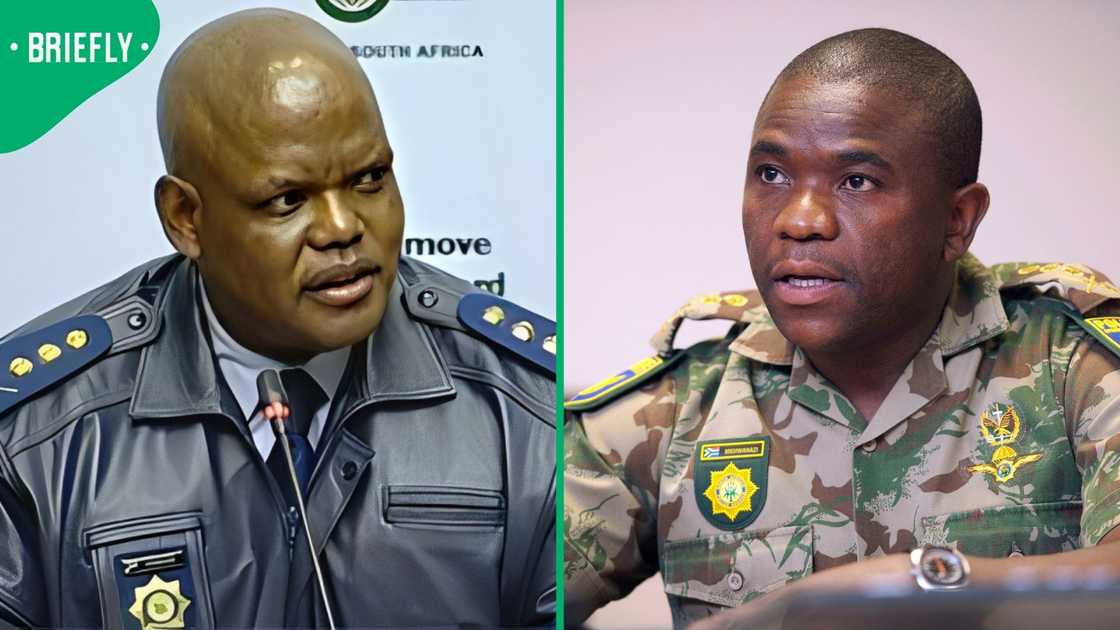 Khomotso Phahlane defends General Nhlanhla Mkhwanazi wearing camouflage attire during press briefing