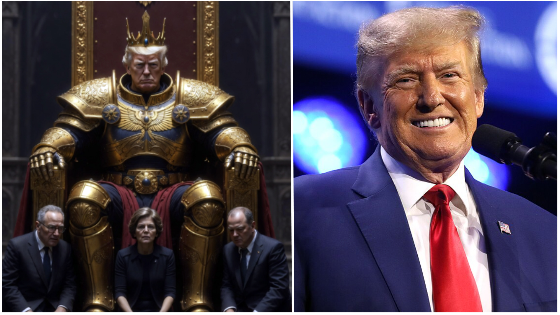 Trump Casts Himself as a ‘Big & Strong’ King in Bizarre Post—Critics ...