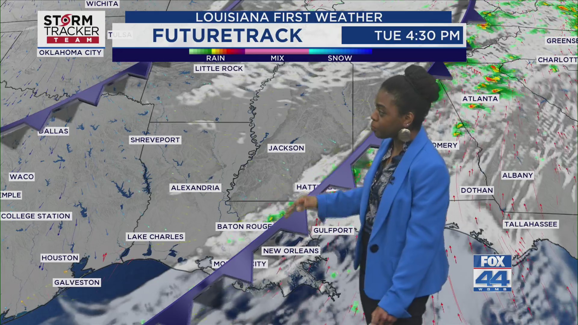 Tuesday Morning Forecast: Scattered T-storms; Rain Clears Out This Evening