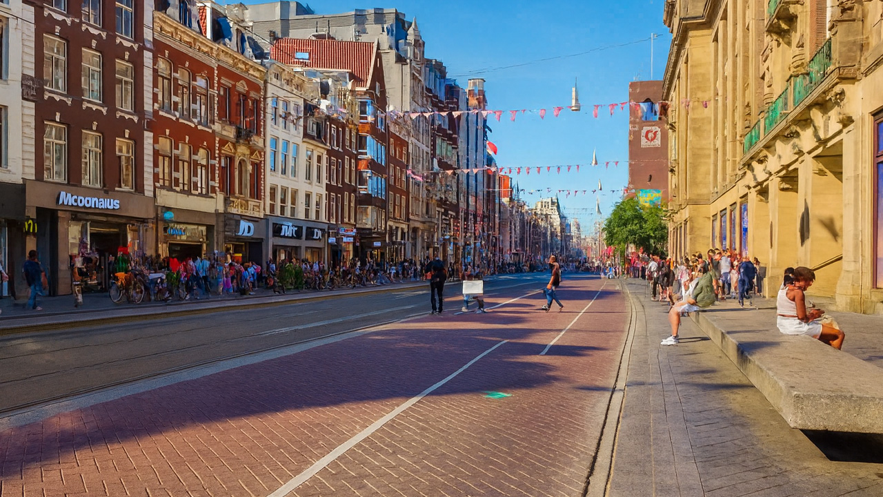 What Is Amsterdam Like on a Summer Walk?