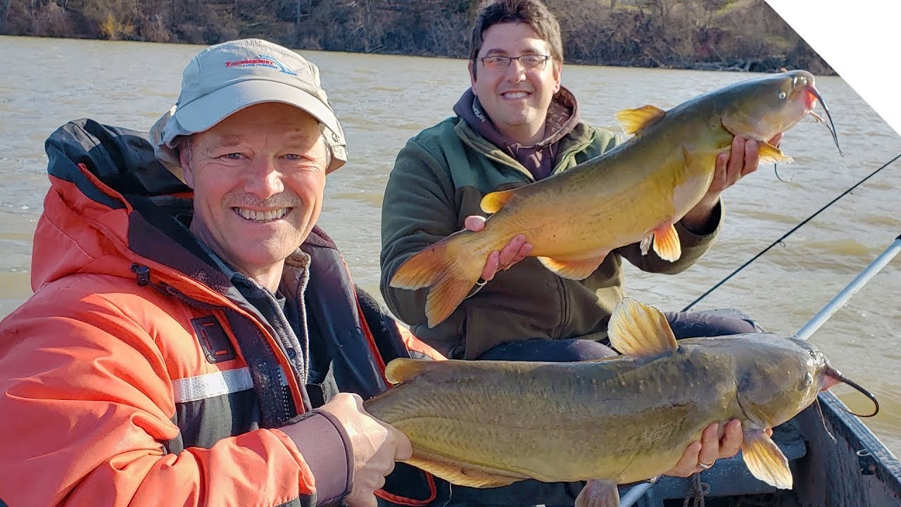 Channel catfish on the slide | Catching channel catfish with sliding ...