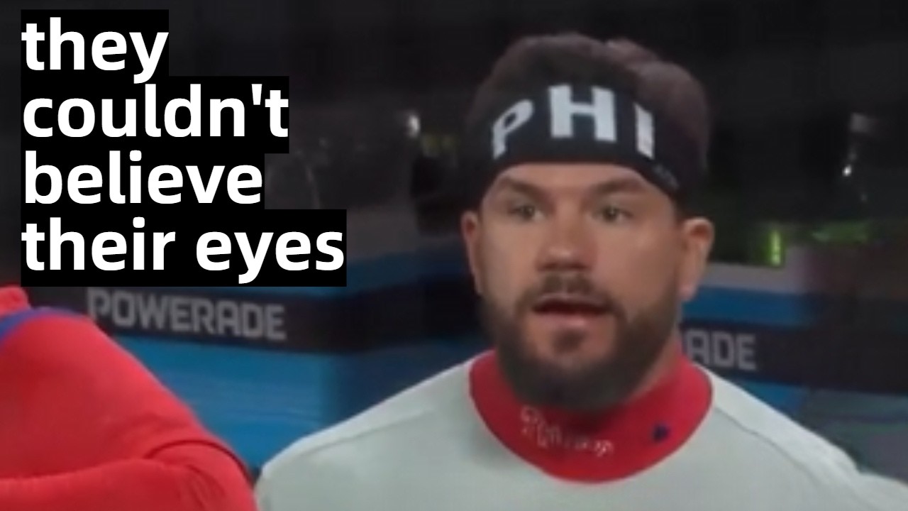 We just saw an umpire blow three strike three calls...in a row