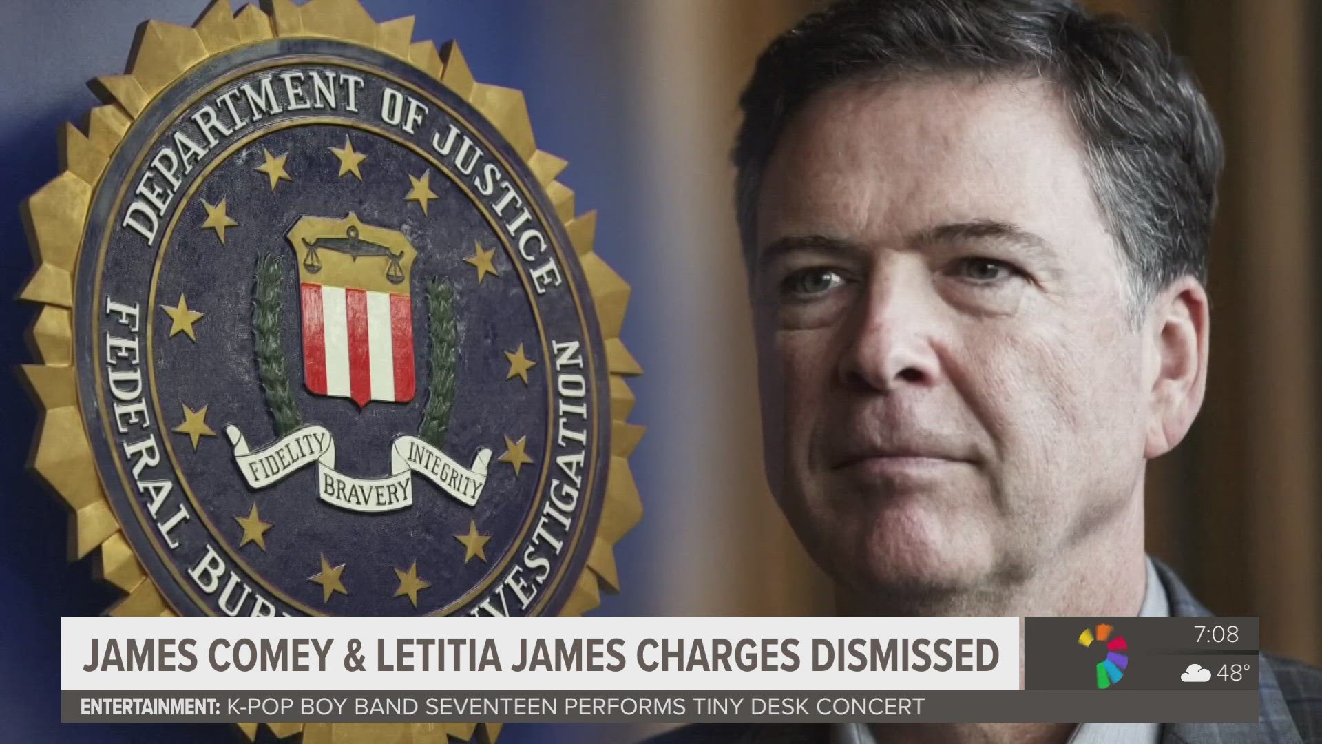 Judge dismisses indictments against James Comey and Letitia James after ...