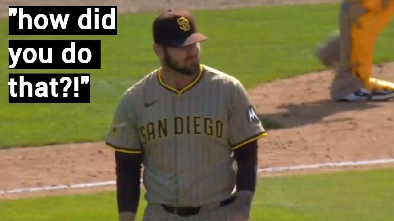 Manny Machado just threw a guy out at first... from left field