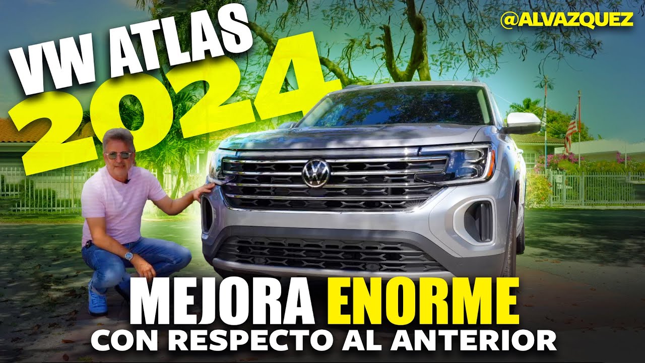 2024 Volkswagen Atlas • Grandes cambios por dentro y por fuera